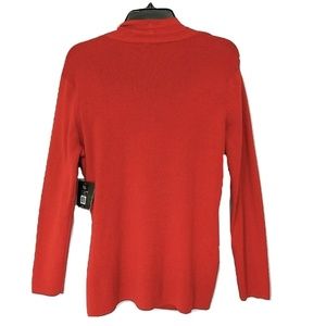 Zozo | Tops | New Zozo Faux Wrap Knit Top Xl Red | Poshmark
